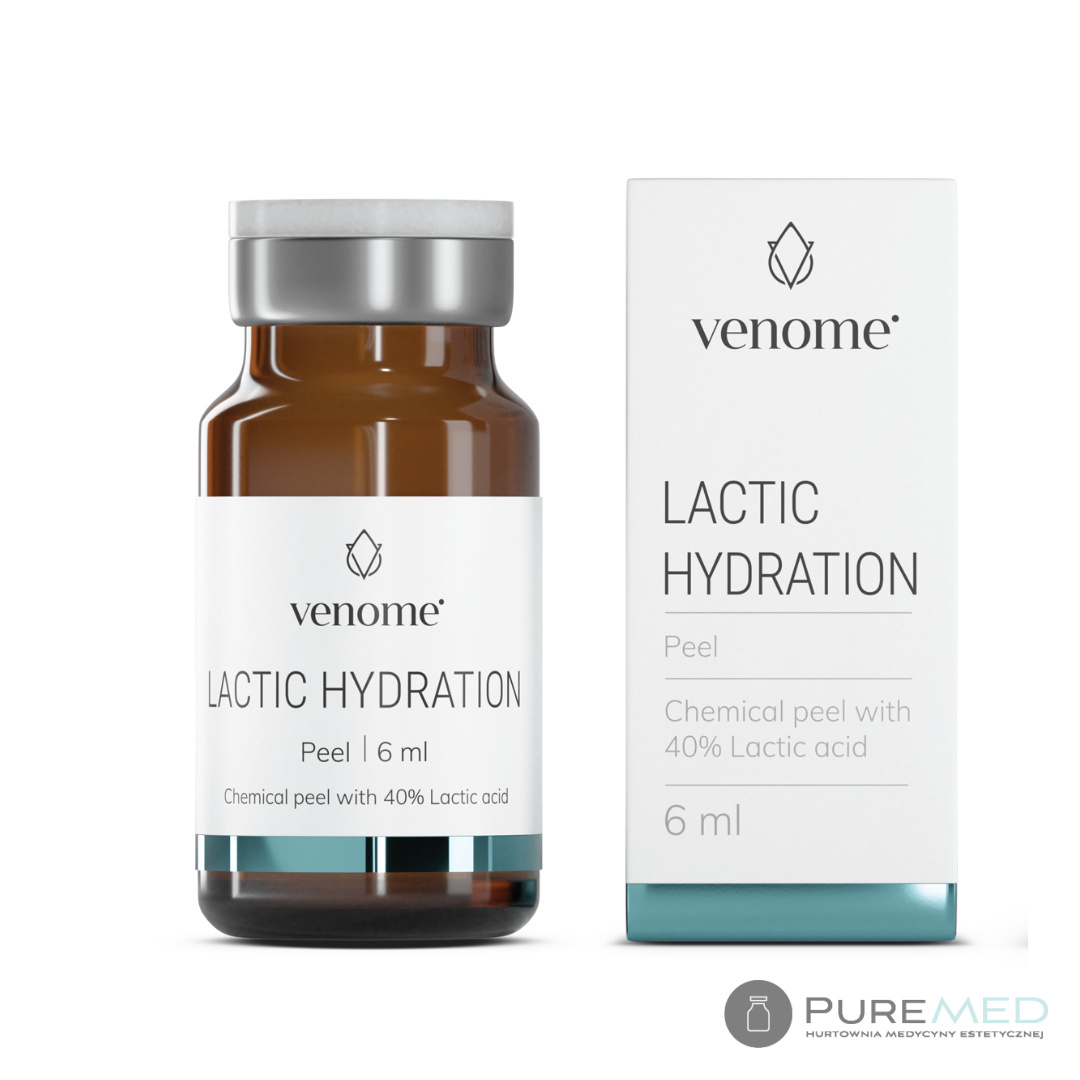 Venome LACTIC HYDRATION Peel (1x6ml) - profesjonalny preparat od PureMED